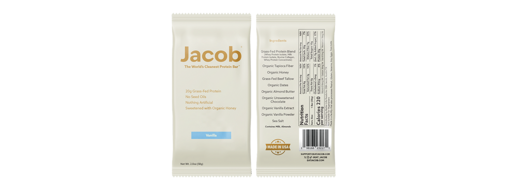 Clean Protein Bars With Beef Tallow | Jacob