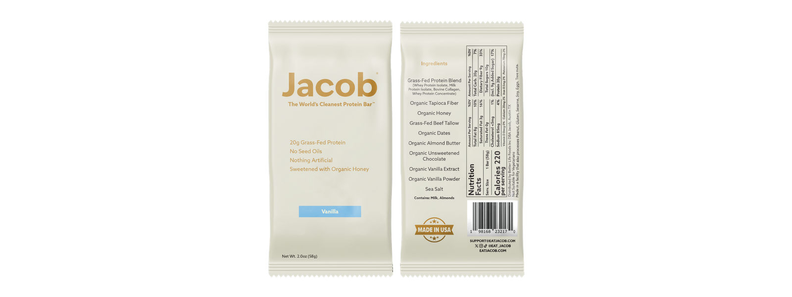 Clean Protein Bars With Beef Tallow | Jacob
