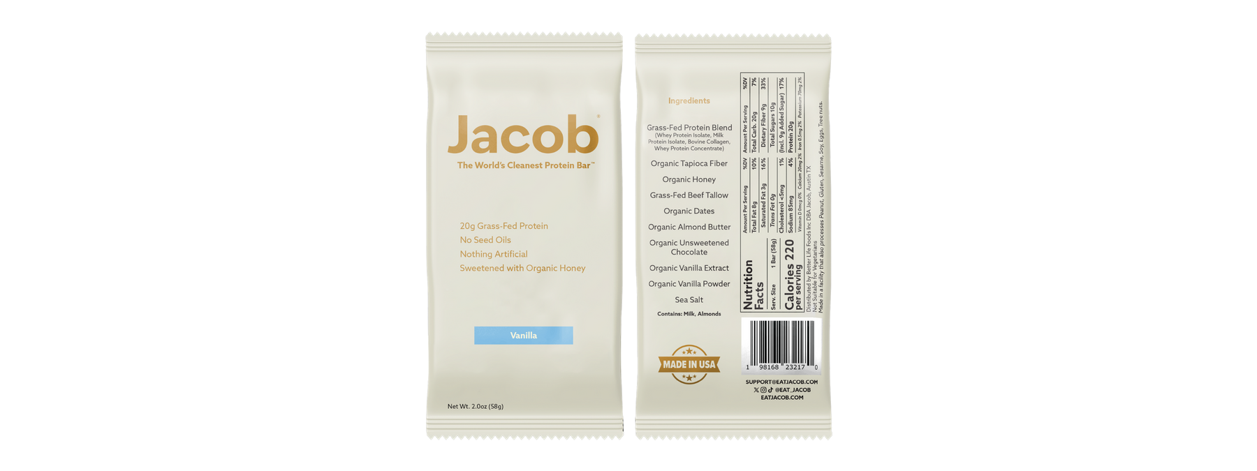 Clean Protein Bars With Beef Tallow | Jacob