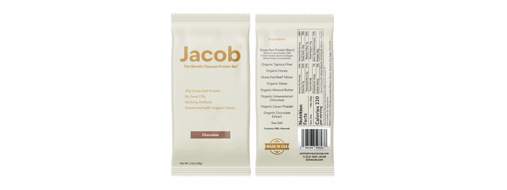 Clean Protein Bars With Beef Tallow | Jacob