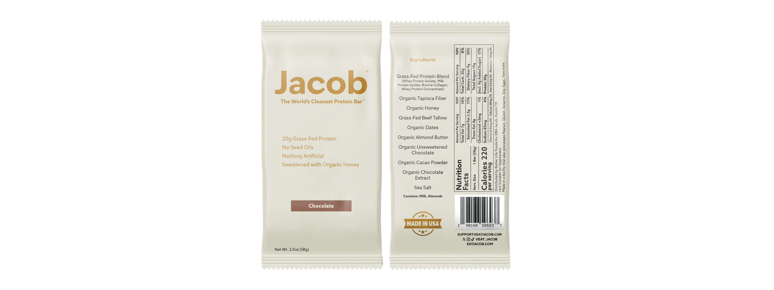 Clean Protein Bars With Beef Tallow | Jacob