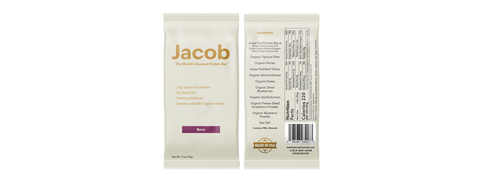 Clean Protein Bars With Beef Tallow | Jacob