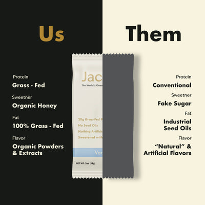 Jacob Bar – Real Ingredients and 20g of Protein – No Additives