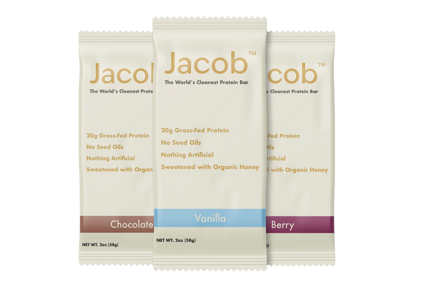 Jacob Bar – Real Ingredients and 20g of Protein – No Additives